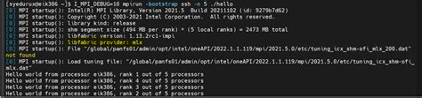 Faild Running Intel Oneapi Mpi Mpihellf90 Example On Multiple Nodes Intel Community