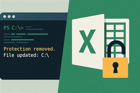How To Remove Forgotten Excel Sheet Protection Using Powershell Step