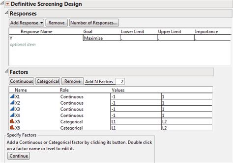 comparison of a definitive screening design with a plackett burman design