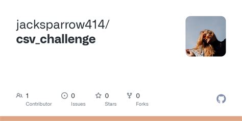 Github Jacksparrow414csvchallenge
