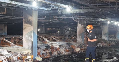 인천 서부소방서 청라 전기차 화재 재산피해액 38억원 추산