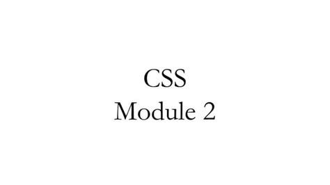 Introduction To Cascading Style Sheets Css Ppt