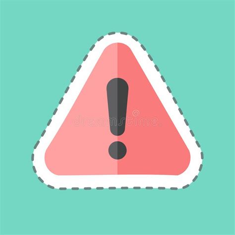 Sticker Warning On Folder Suitable For User Interface Symbol Simple Design Editable Design