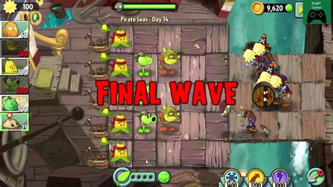 Pirate Seas Day 14 Plants Vs Zombies 2 Gameplay Youtube