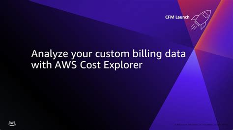 Analyze Your Custom Billing Data With Aws Cost Explorer Aws Cloud Financial Management