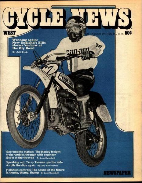 July 1975 Motocross Magazine Vintage Motocross Motocross Bikes