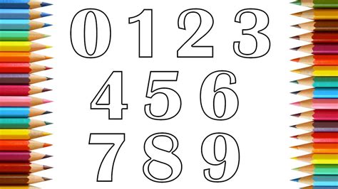 How To Draw Numbers Drawing
