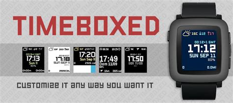 Github Lfhbentotimeboxed Watchface A Simple Clean And Customizable Watchface For The Pebble