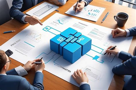 Premium Photo Concept Of Process Optimization Business Improvement Development Project