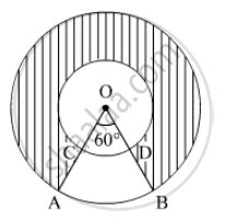 In Figure Two Concentric Circles With Centre Have Radii Cm And Em If AOB