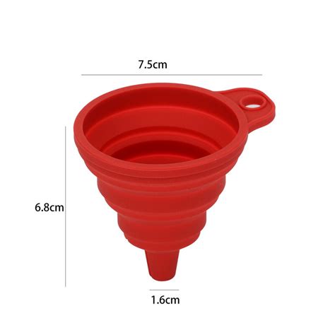 Diy 범용 깔때기 물 가솔린 오일 연료 가솔린 디젤 액체 와셔 유체 엔진 변경 필 트랜스퍼 접이식 실리콘 자동차 수리 도구