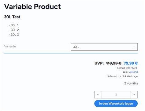 No Bug Price And In Stock Problems For Simple Woocommerce Product