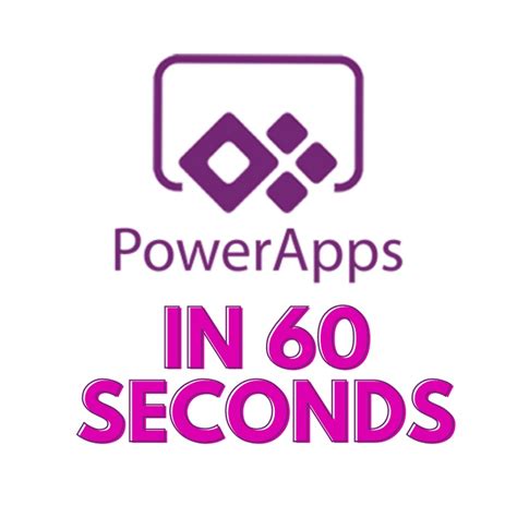 Powerapps In 60 Seconds Youtube
