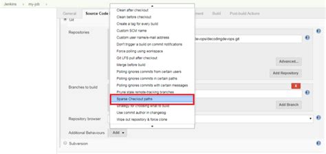 Checkout A Directory From Git By Using Jenkins Decoding Devops