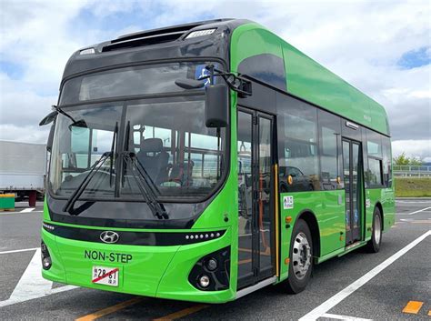 현대차 무공해 전기버스 日 세계자연유산 달린다 Ev라운지