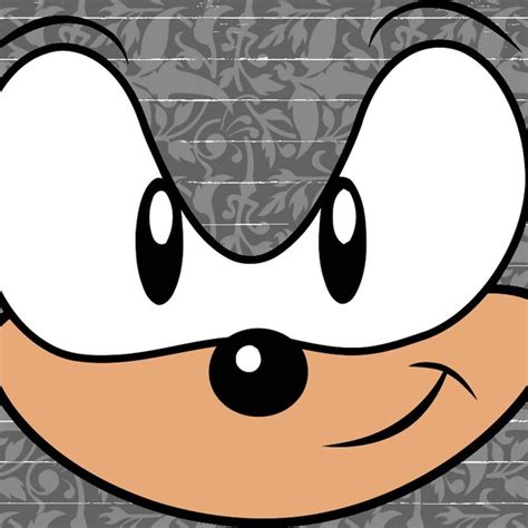 Sonic Hedgehog Digital Face Template Etsy