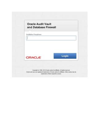 Oracle Audit Vault Installation DOCX Technology Computing