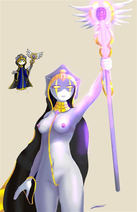 Rule 34 Female Only Laiunside Nude Stick War Thera Stick War 3 White Body Yellow Eyes 10539795