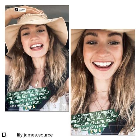 Favs On Instagram Repost Lily James Source NEW Lily Insta Story Seeing Lily Active