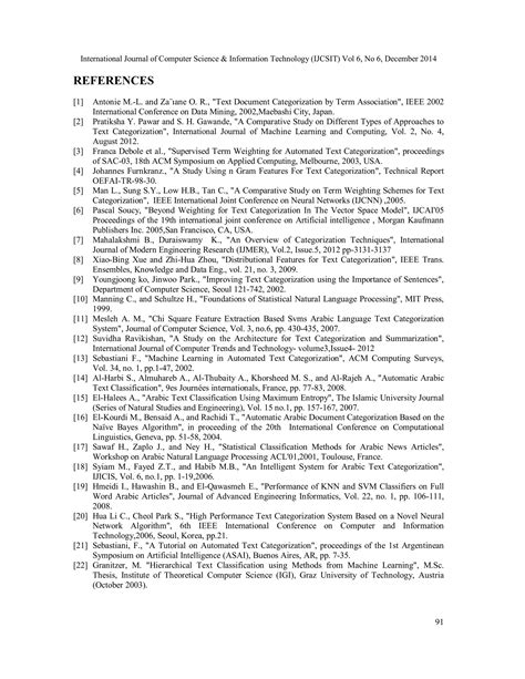 Arabic Text Categorization Algorithm Using Vector Evaluation Method Pdf