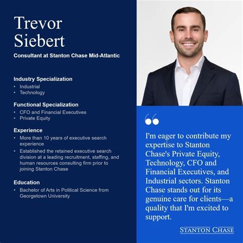 We Are Delighted To Welcome Trevor Siebert The Latest Addition To Our Team In The Role Of