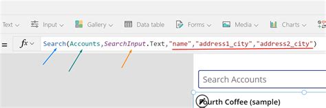 search on multiple columns from a dataverse table in a canvas power app