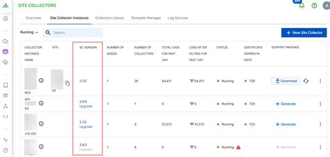 Upgrade The Site Collector Exabeam Documentation Portal