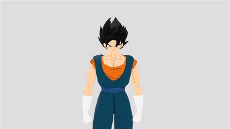 Vegito Model Rigged 3d Model By Flamelex [14f785c] Sketchfab