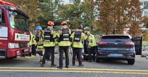 서울 금화터널 고가차도 중앙선 침범 사고…3명 사상