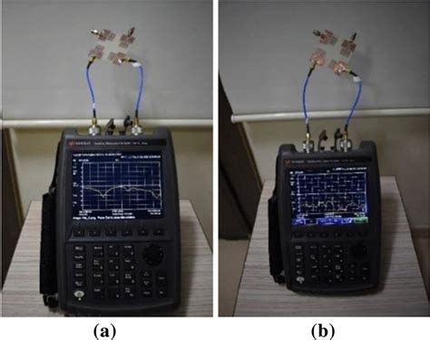Measurement Setup Of The Fabricated Prototype A Reflection Co Efficient Download Scientific