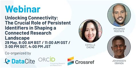 Unlocking Connectivity The Crucial Role Of Persistent Identifiers In Shaping A Connected