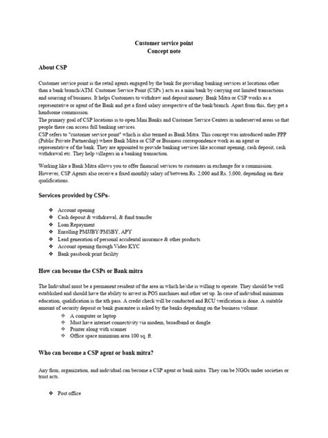 Csp Bm Concept Pdf