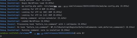 Deploy Fail When Invoke Wp Core Is Installed Command Trellis