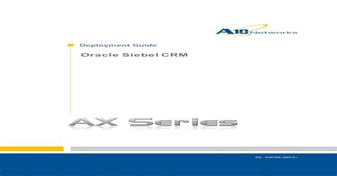 Pdf Oracle Siebel Crm Deployment Guide Dokumen Tips