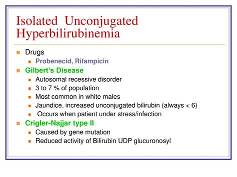 Conjugated Unconjugated Bilirubin Causes Treatment Of