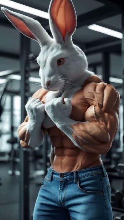 Buff Bunny Strength Behind The Ears Shorts Hero Fantasy Gym