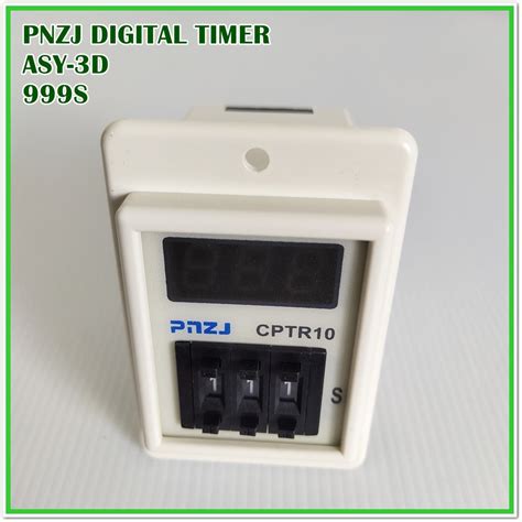 Type Asy 3d Cptr10 ดิจิตอลไทม์เมอร์ Anly Digital Timer แถมฟรีซ็อกเก็ตpf 083a E Time 999m