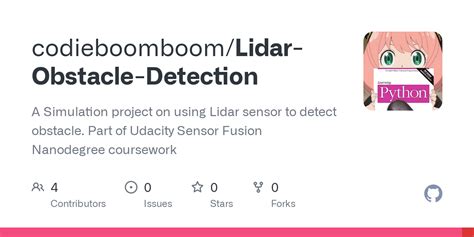 Github Codieboomboomlidar Obstacle Detection A Simulation Project On Using Lidar Sensor To