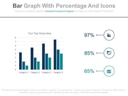 Percentage Graphs Slide Team
