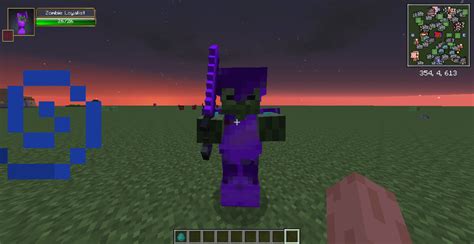 Zombie With Amethyst Armor From Orespawn Request From Umr0qai Rfeedthebeast