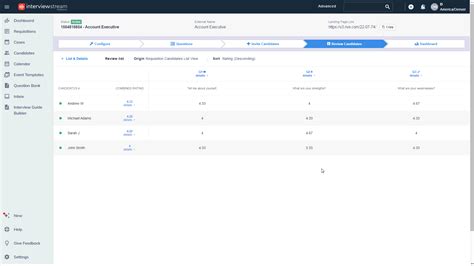 new feature candidate by question type interviewstream