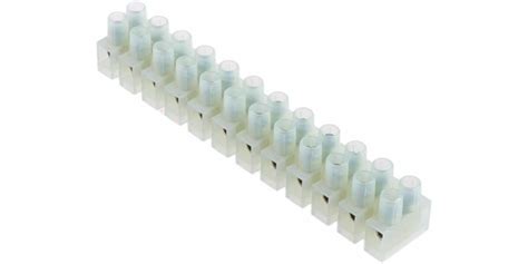 RS PRO 12 Way Non Fused Terminal Block 24A Screw Down Terminals 2 5 mm² Through Hole RS