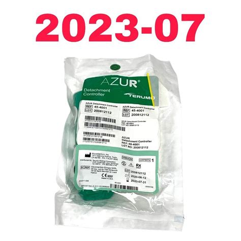 New Terumo Ref 45 4001 Azur Detachment Controller Exp 2023 07