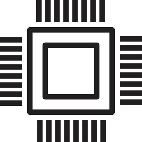 Processor Icon Cpu Icon Vector Chip Processor Icon 35991175 Vector Art At Vecteezy