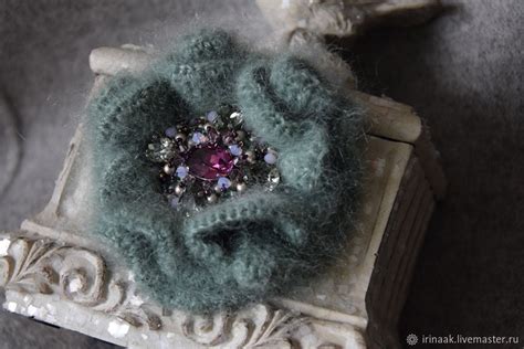 Купить Брошь цветок в интернет магазине на Ярмарке Мастеров Floral Rings Jewelery Textiles