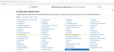 cannot see jupyter nbextension configurator tab · issue 72 · jupyter