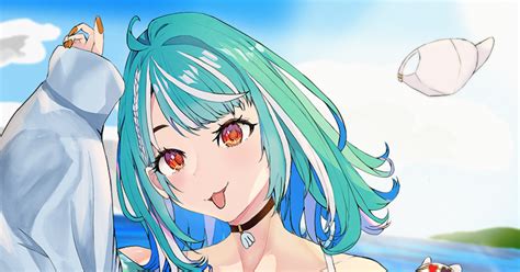 Shiranami Ramune Vspo Virtual Youtuber 白波らむねさんを描かせていただきました！ Pixiv