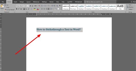 How To Strikethrough In Word On Different Devices