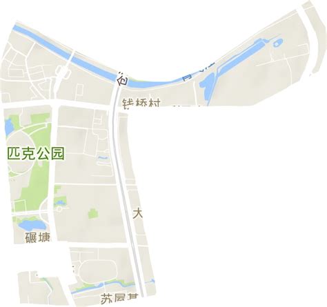 弋江桥街道高清地形地图