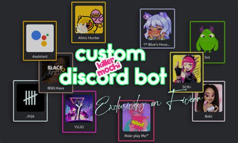 Create A Custom Discord Bot By Killermochi Fiverr
